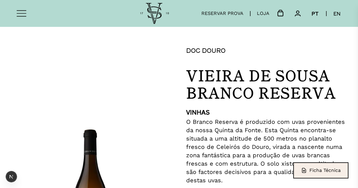 Vieira de Sousa Branco Reserva